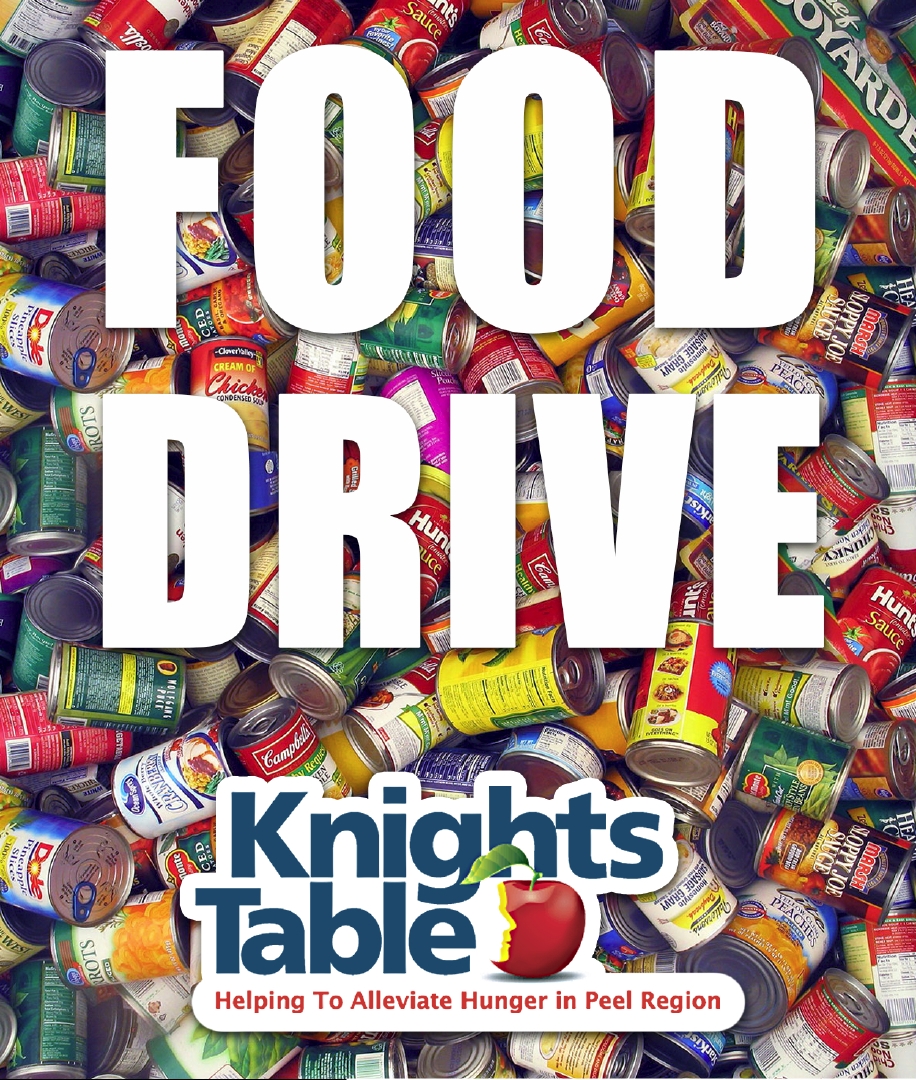 Food Drive in Support of Knights Table - Visual Arts Brampton